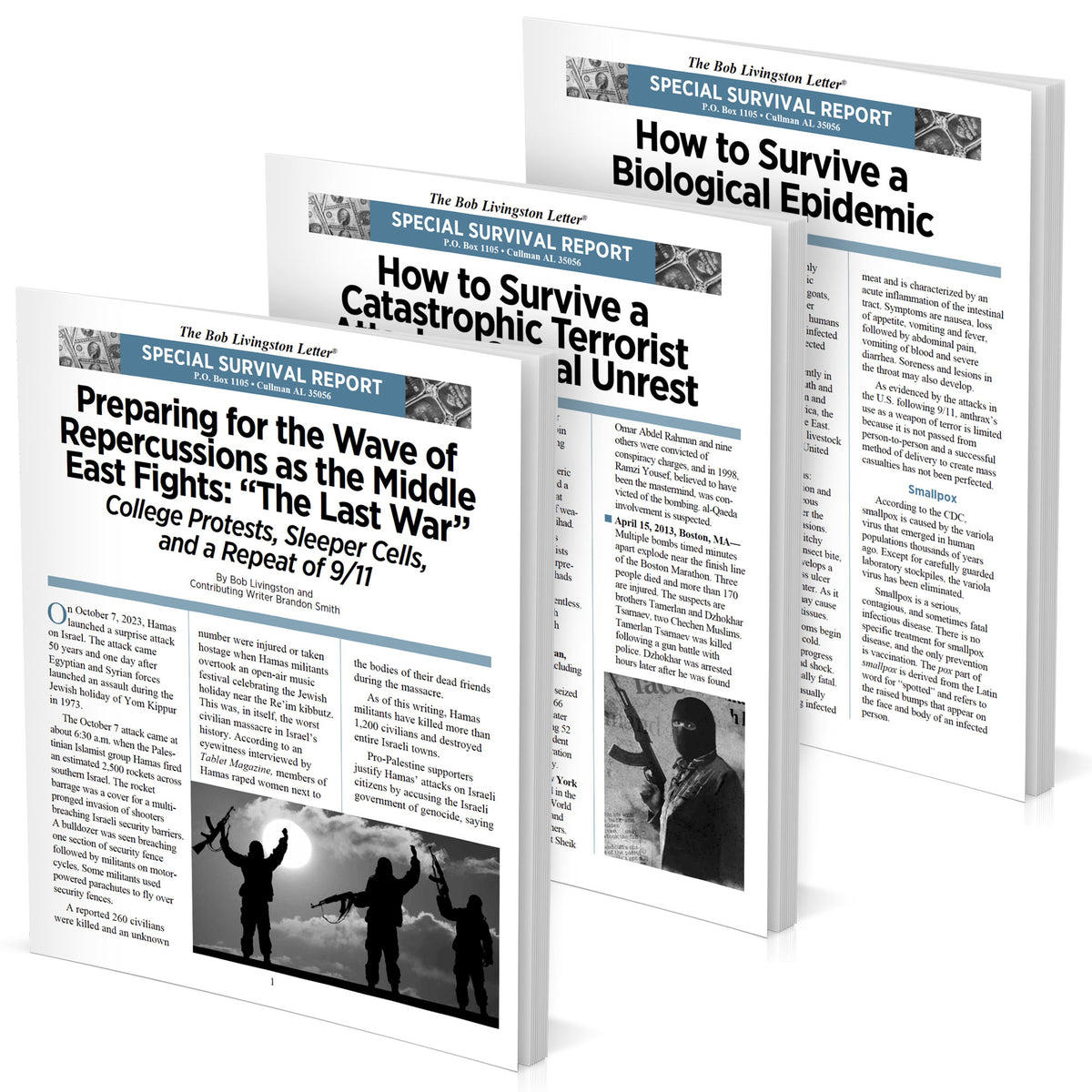 2025 Survival Package – Bob Livingston Letter